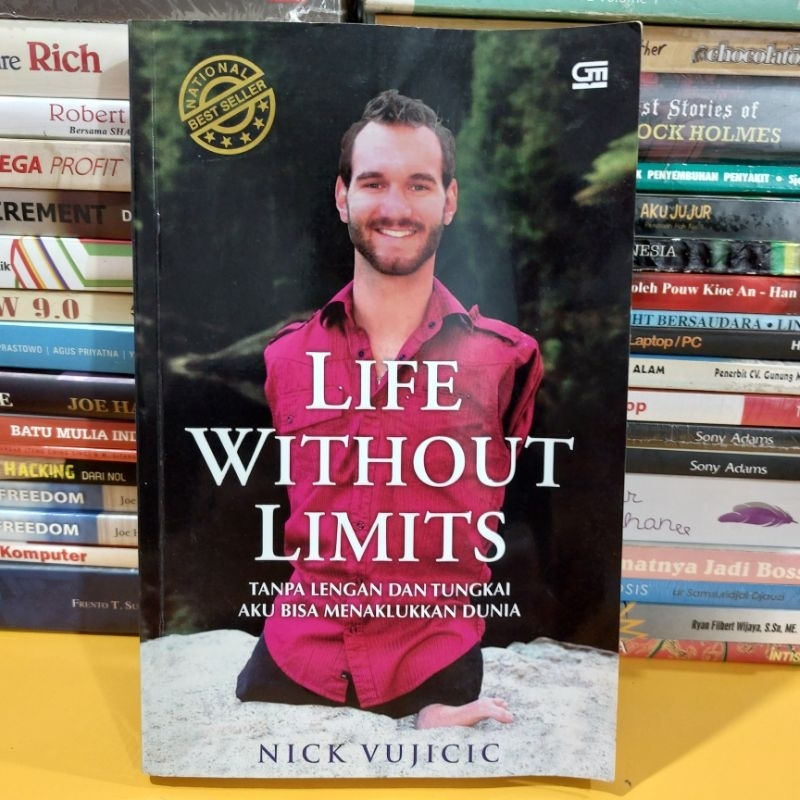 Jual Life Without Limits By Nick Vujicic Buku Bacaan Bekas Motivasi Kehidupan | Shopee Indonesia