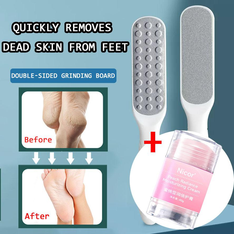 Jual Repair Cream Set + Foot Polish 2 Pieces Foot Scrub, Exfoliating ...