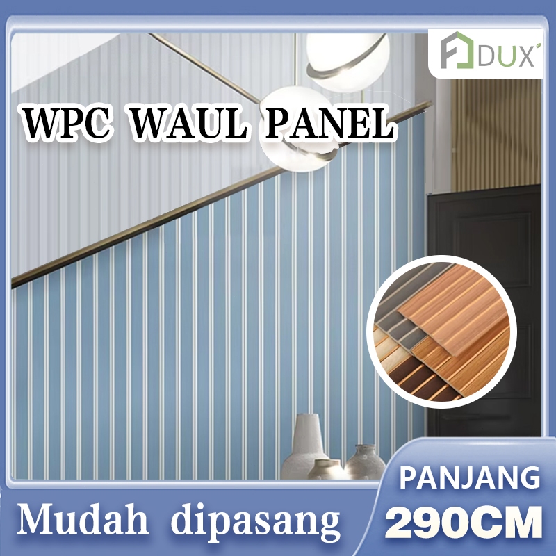 Jual [DUX] Wall Panel Wood Panel PVC 2.9Meter 150x15mm Motif List Kayu ...