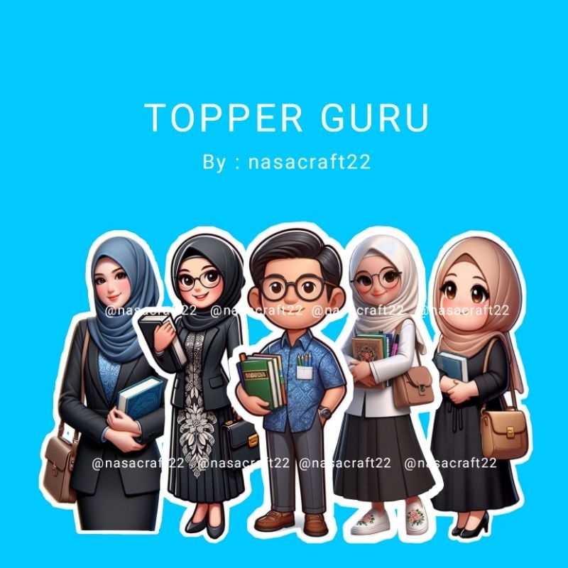 Jual TOPPER BUKET HARI GURU 15CM | Shopee Indonesia