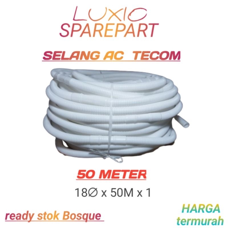 Jual SELANG PEMBUANGAN AC / SELANG FLEKSIBEL/ DRAIN HOSE AC MERK TECOM ...