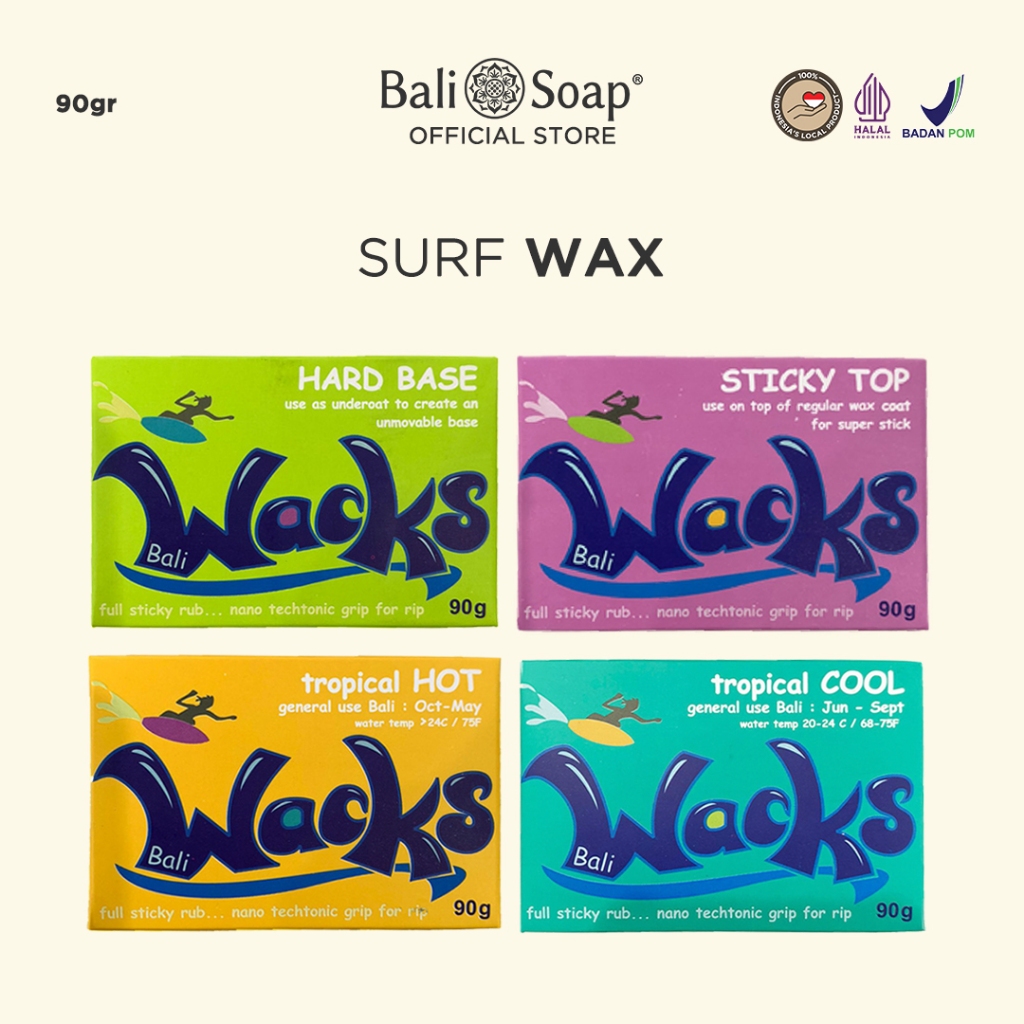 Jual Bali Wacks - Lapisan Papan Surfing - Wax Surf Anti-Selip Untuk ...