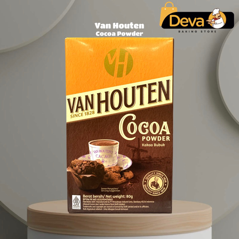 Jual Van Houten Cocoa Powder 80gr | Shopee Indonesia