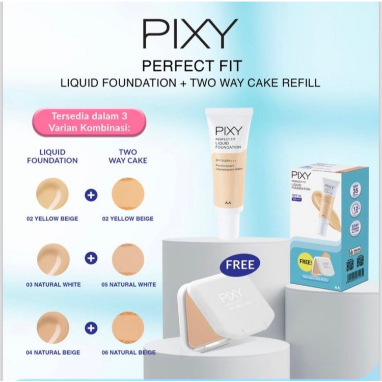 Jual PIXY Perfect Fit liquid foundation | Shopee Indonesia