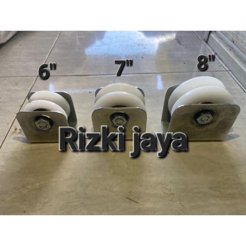 Jual RODA PAGAR NILON 6CM, 7CM, 8CM RODA PINTU GERBANG,GEBYOG [roda ...