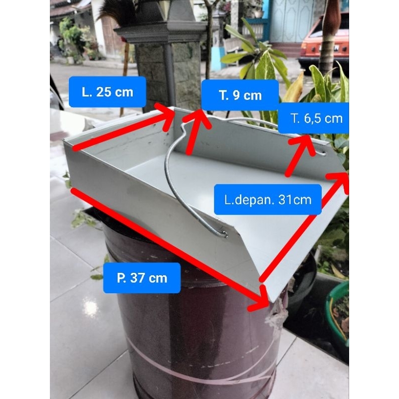 Jual Sekop seng/Sekop gabah/Sekop beras/cikrak beras/cikrak gabah ...