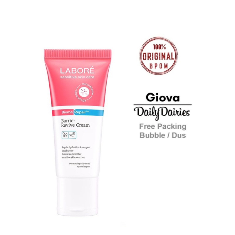 Jual Labore biomerepair skin barrier revive cream 10ml 50ml krim wajah ...