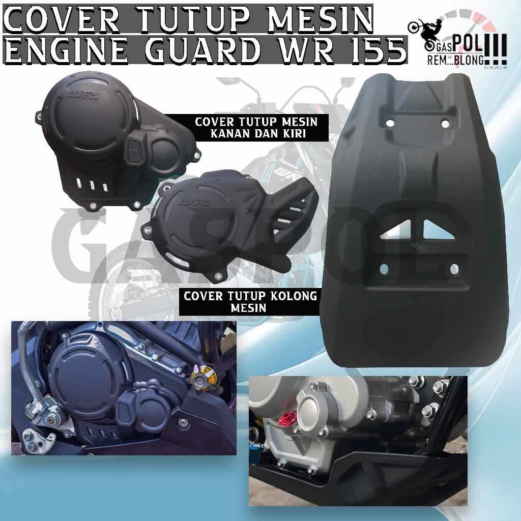 Jual TUTUP MESIN COVER ENGINE WR 155 WR 155 YAMAHA MOTOR TRAIL CROSS ...