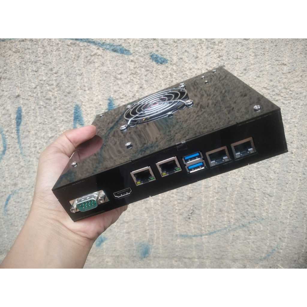 Jual MikroTik x86 Lisensi Lvl 6 Mini PC Industrial 4 Core CPU 2.24Ghz ...