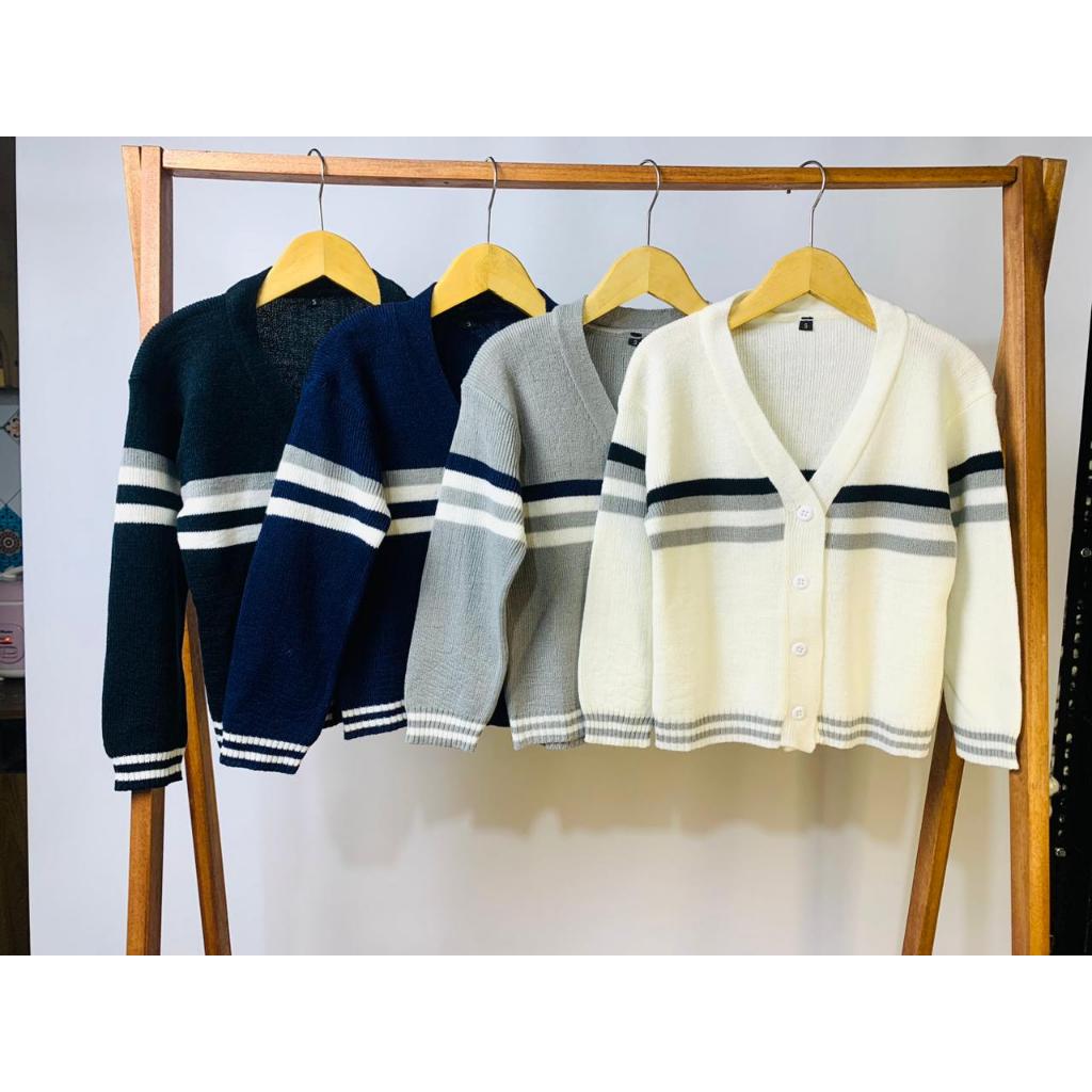 Jual Atasan lengan panjang jaket rajut cardigan anak cowok cewek ...