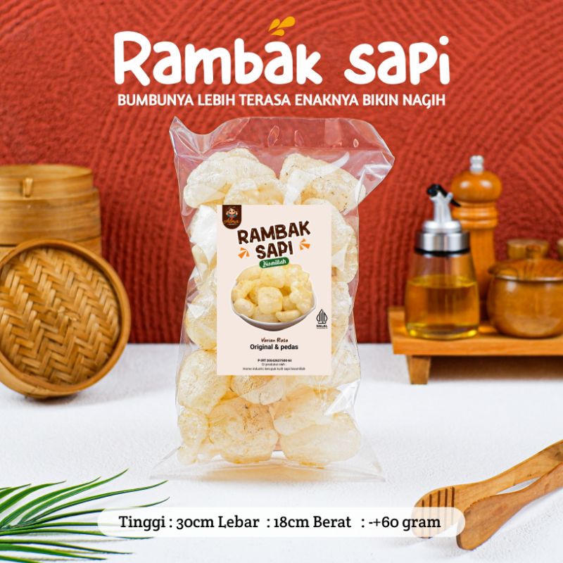 Jual KERUPUK KULIT SAPI/RAMBAK KHAS CIREBON | Shopee Indonesia
