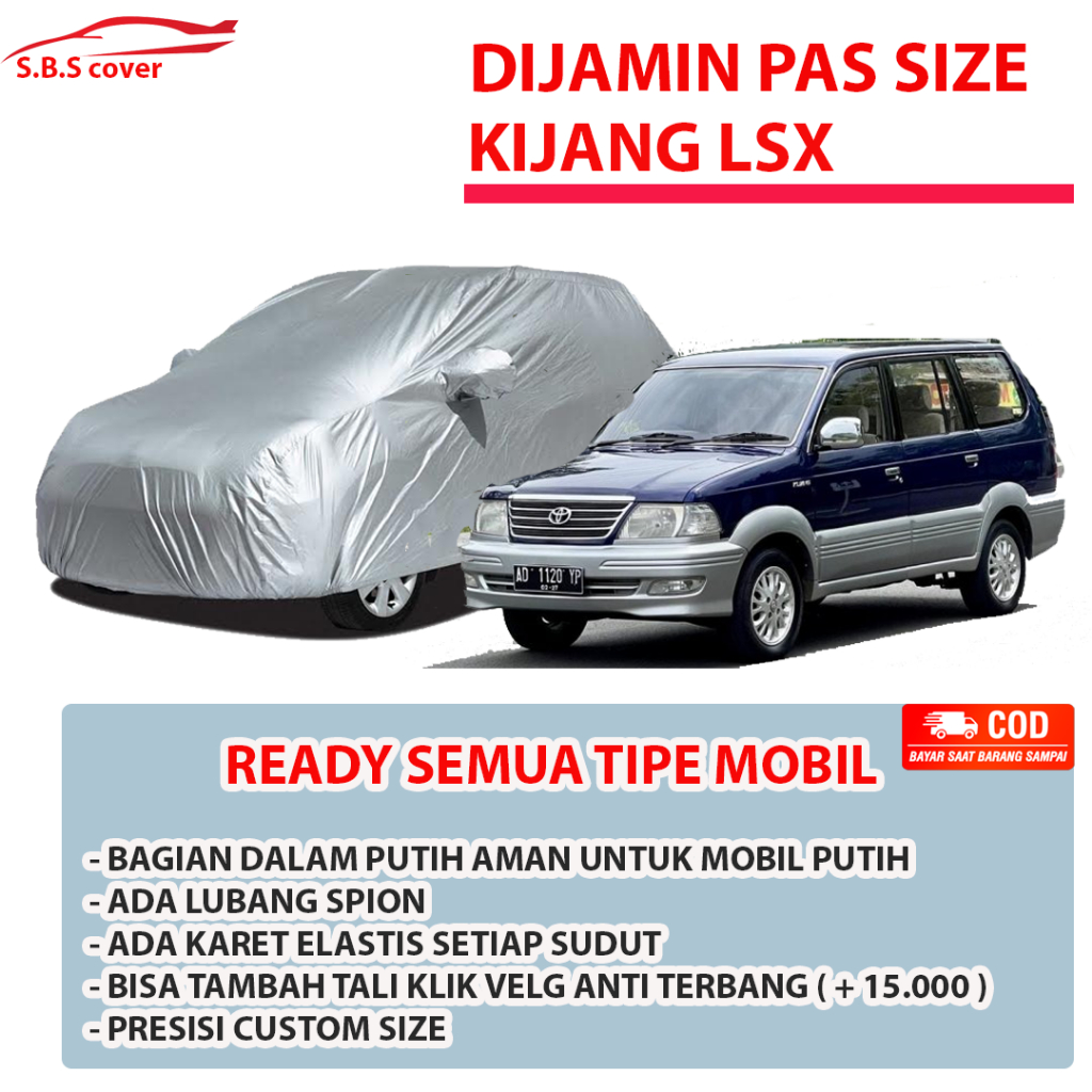 Jual KIJANG LSX Body Cover Mobil kijang lsx Sarung Mobil kijang lsx Mobil kiajng lsx kijang ...