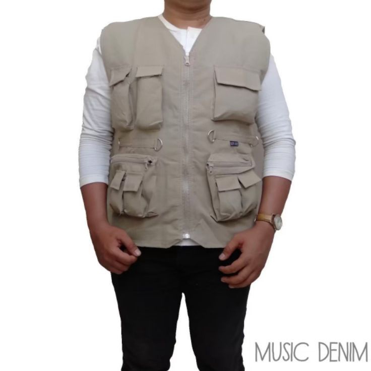 Jual Langka Rompi tactical jeep rompi banyak saku rompi lapangan rompi ...