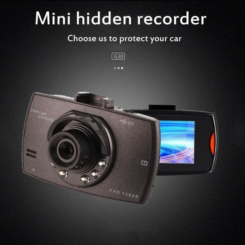 Jual cctv mobil car dashcam full HD G sensor nigt vision kamera mobil ...