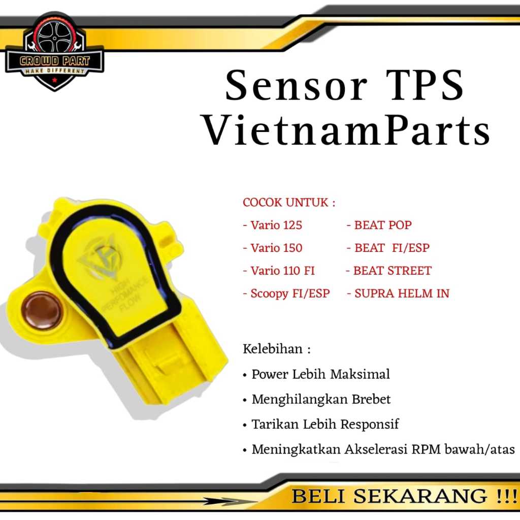 Jual Sensor TPS VIETNAMPARTS VARIO 125 VARIO 150 SENSOR TPS BEAT FI SENSOR TPS BEAT ESP VARIO ...