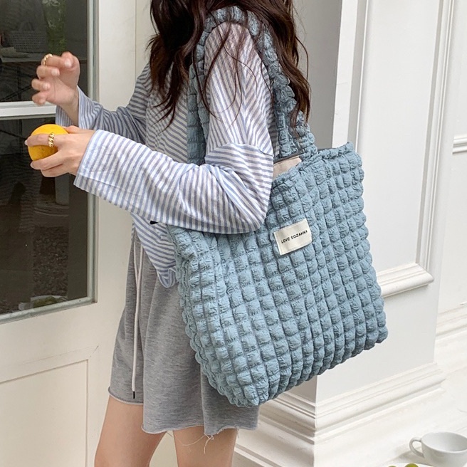 Jual Diskon tas totebag kain dengan resleting tote bag kanvas motif ...