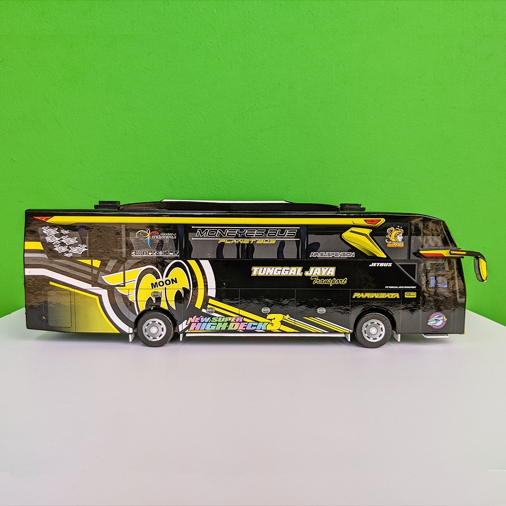 Jual Miniatur Bus MOONEYES JB3 Tunggal Jaya Set Hadiah Lampu Pajangan ...