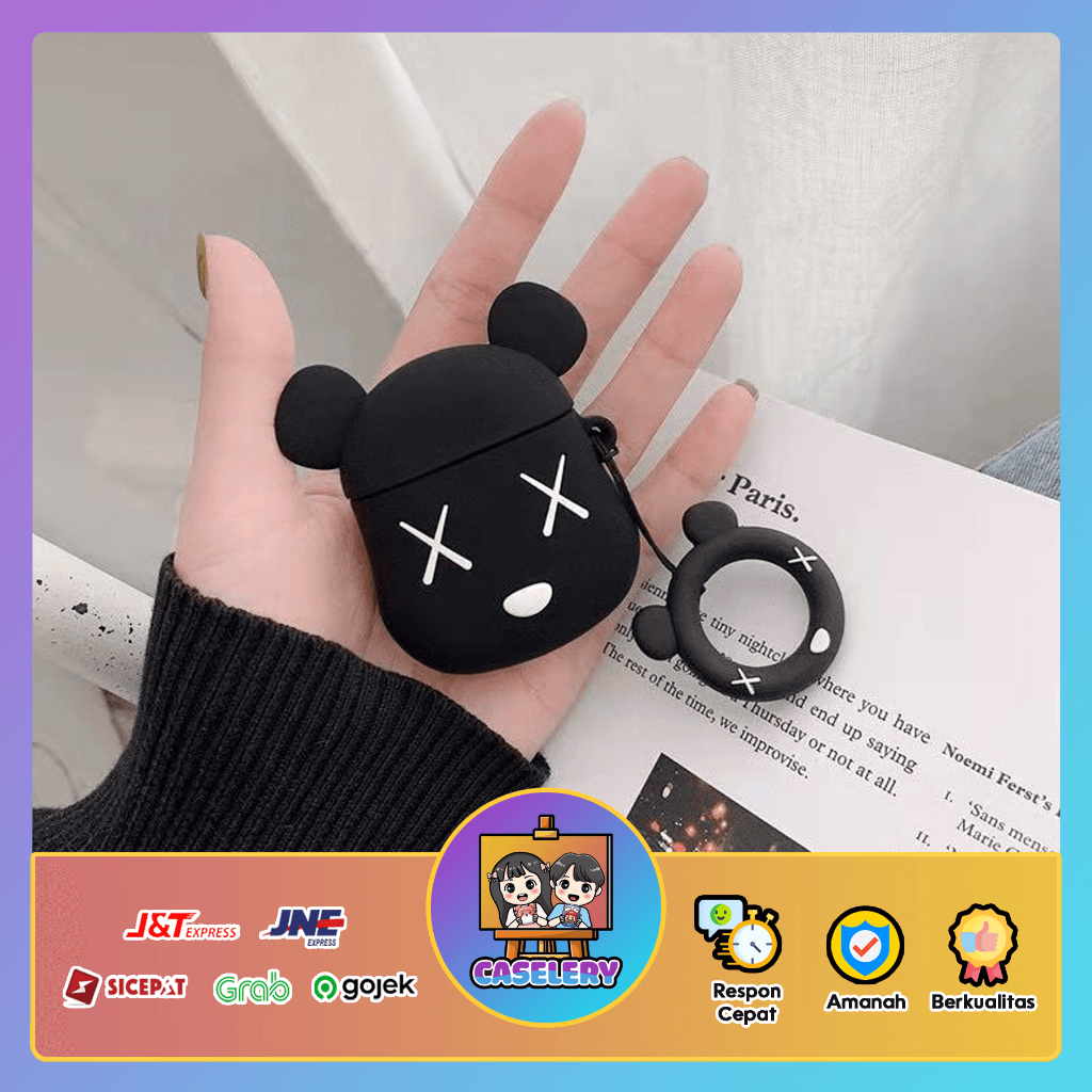 Jual Case Airpods Gen 1 2 3 Pro Model Kaws Karakter Cover Silicone inpods i12 i13 | Shopee Indonesia