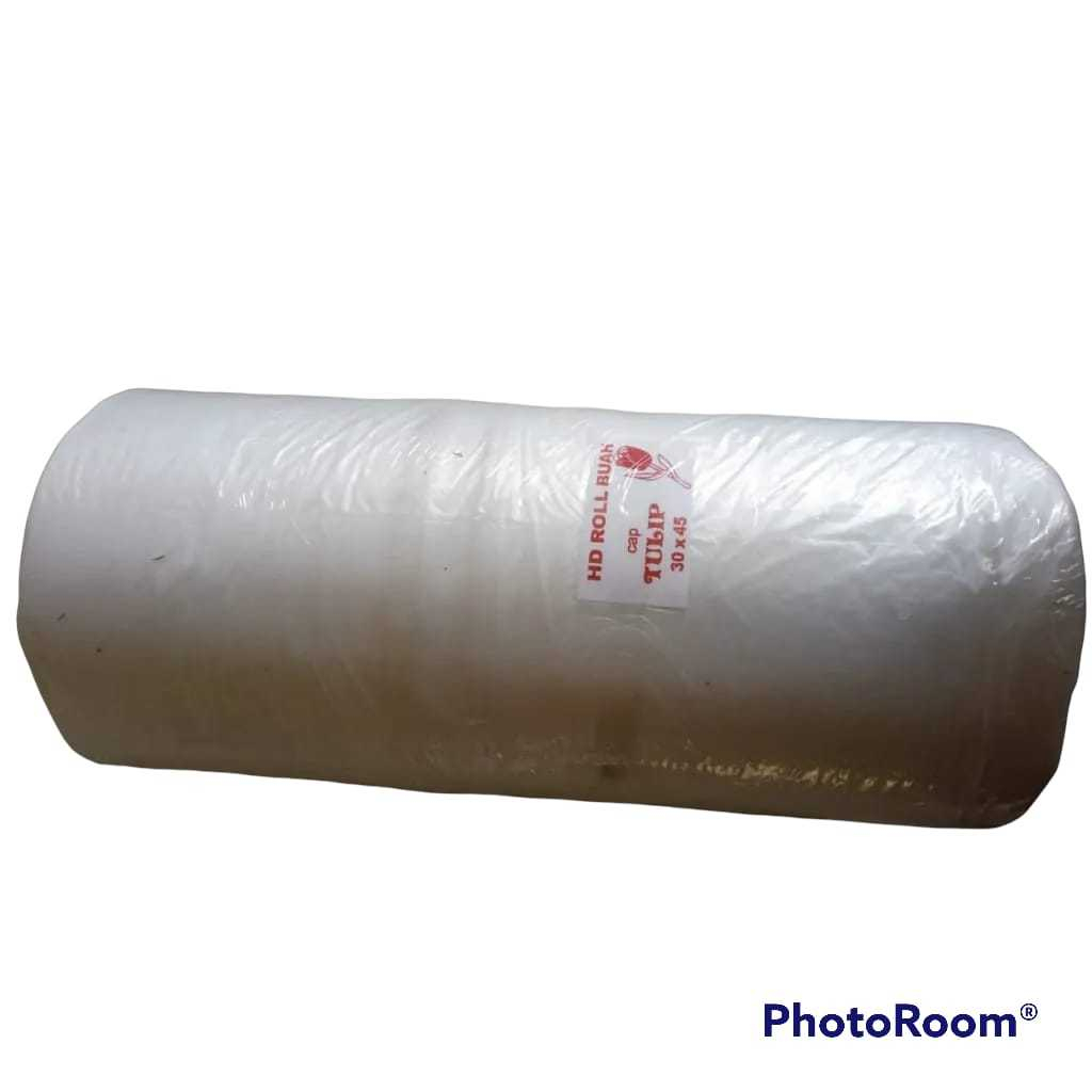 Jual Plastik HD/ Plastik Roll 30CM X 45CM / Plastik Roll Buah / Plastik Roll Sayuran / Plastik ...