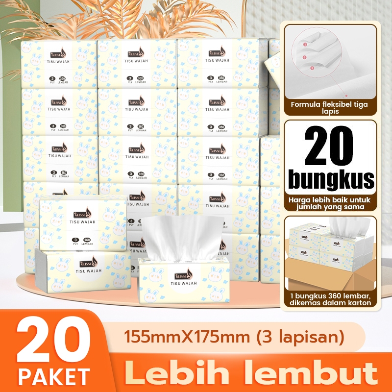 Jual 【Keluaran Pabrik】Glisse Tissue Soft Facial Pop Up 360 Sheets Tisue ...