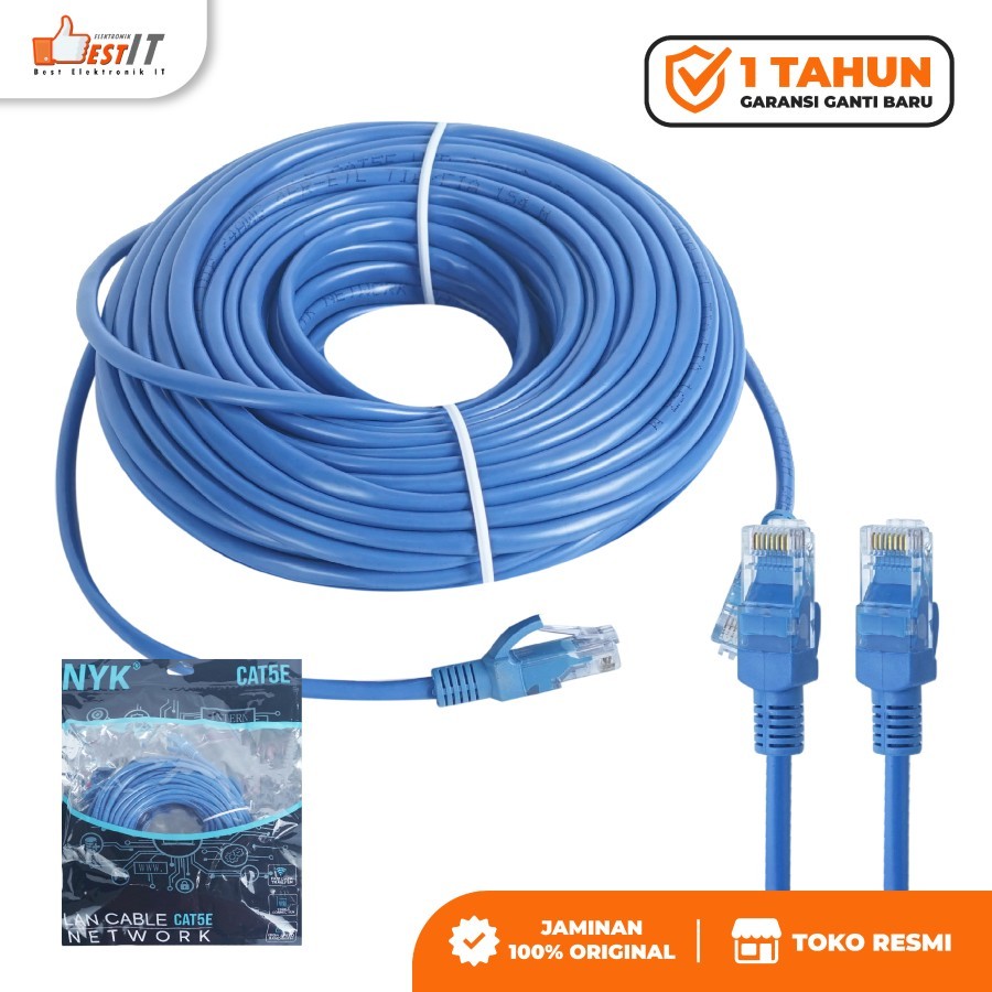 Jual Kabel Lan UTP 25 Meter Cat5e Rj45 Kabel Lan Network | Shopee Indonesia