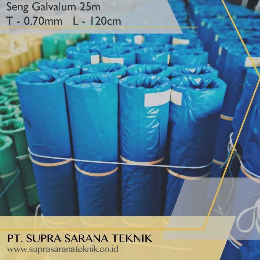 Jual Plat seng galvalum 0.70 mm L 12cm SUPRADEK Plat Zincalume bjls ...