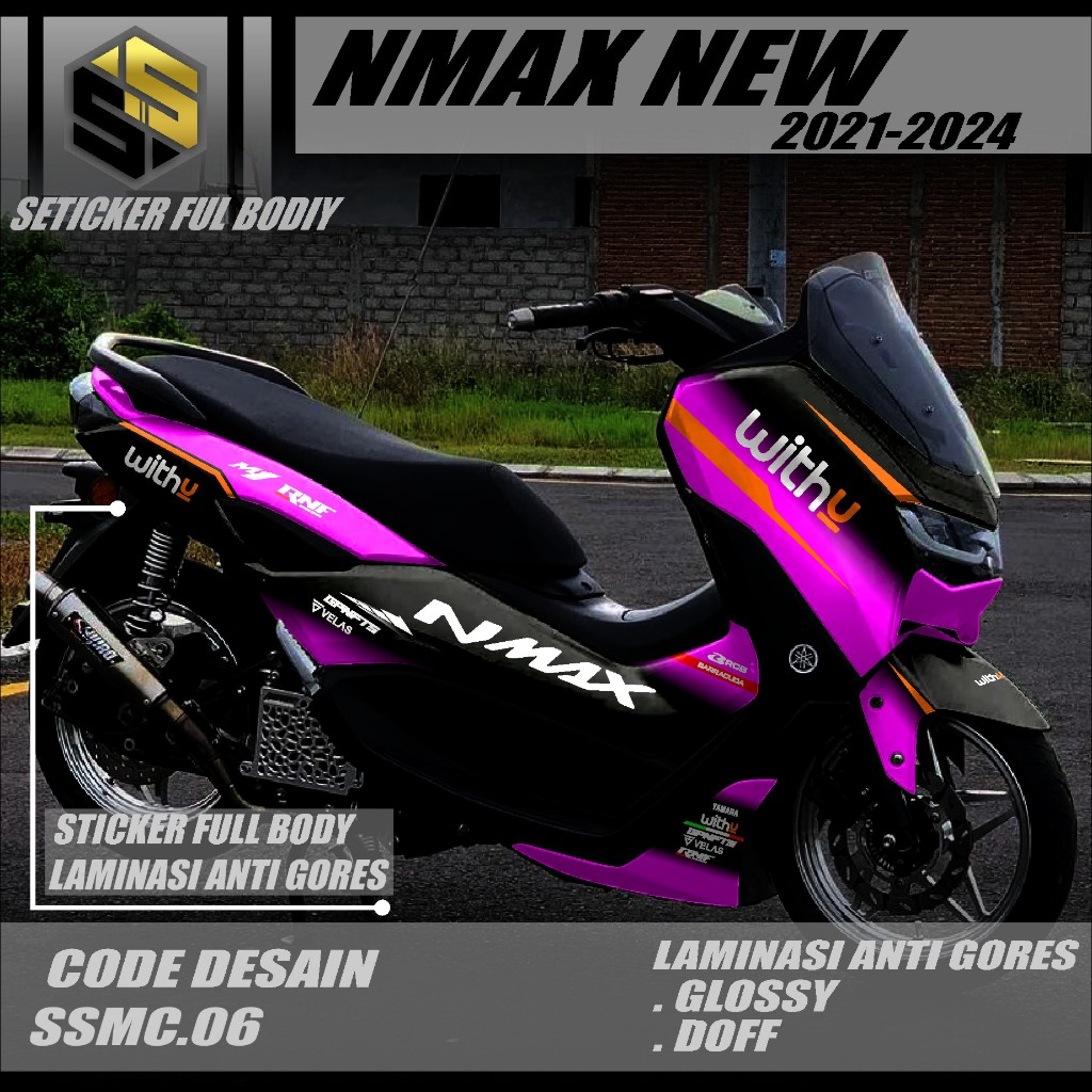 Jual (COD)Decal Stiker NMAX New 2023 Full Body Gradasi Terbaru ...