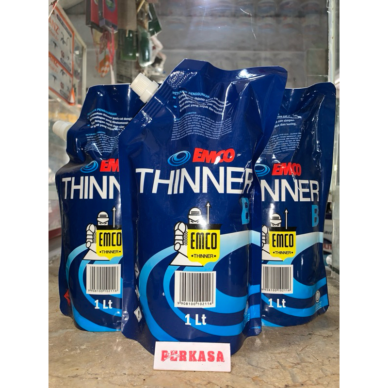 Jual THINNER B EMCO 1 LITER PENCAIR CAT | Shopee Indonesia