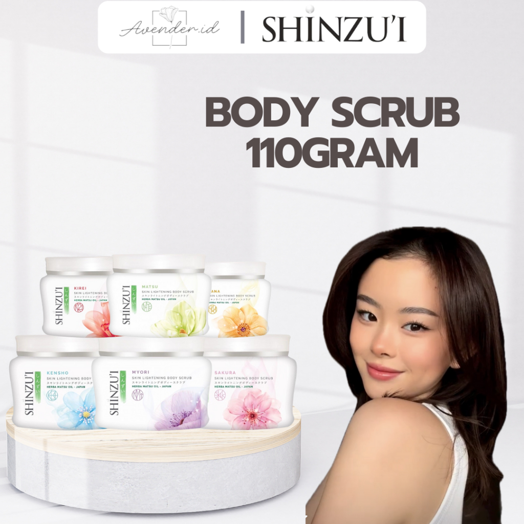 Jual (GET 1 GIFT) SHINZUI Body Scrub 110GR, body scrub shinzui, scrub ...