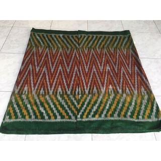 Jual Tenun Corak Insang Pontianak Warna Pelangi Tenun Endek Meteran ...