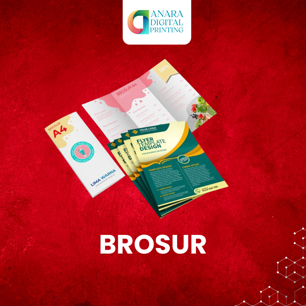 Jual Cetak Brosur A5 | A6 Cetak Flyer Print Brosur Promosi A6 / A5/ A4 ...