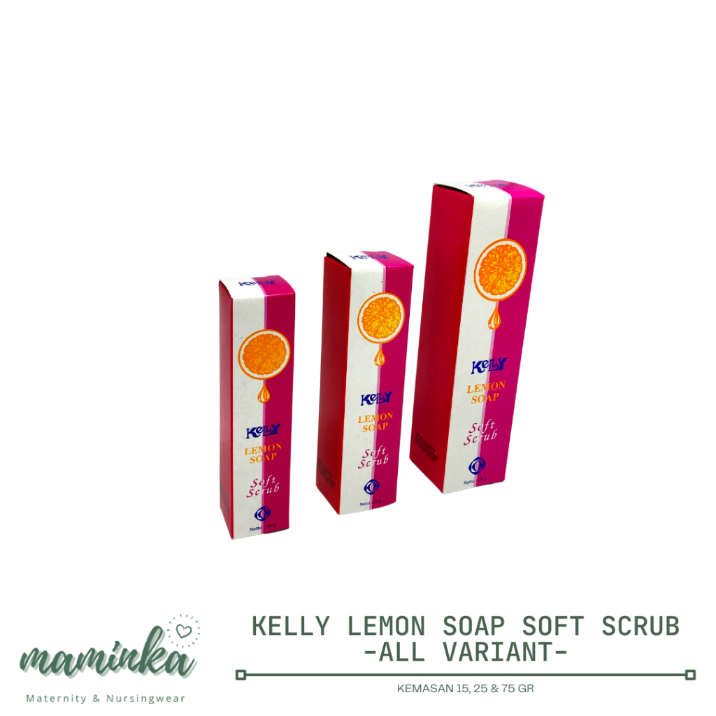 Jual Kelly Lemon Soap Soft Scrub ASLI (15 GRAM) | Shopee Indonesia