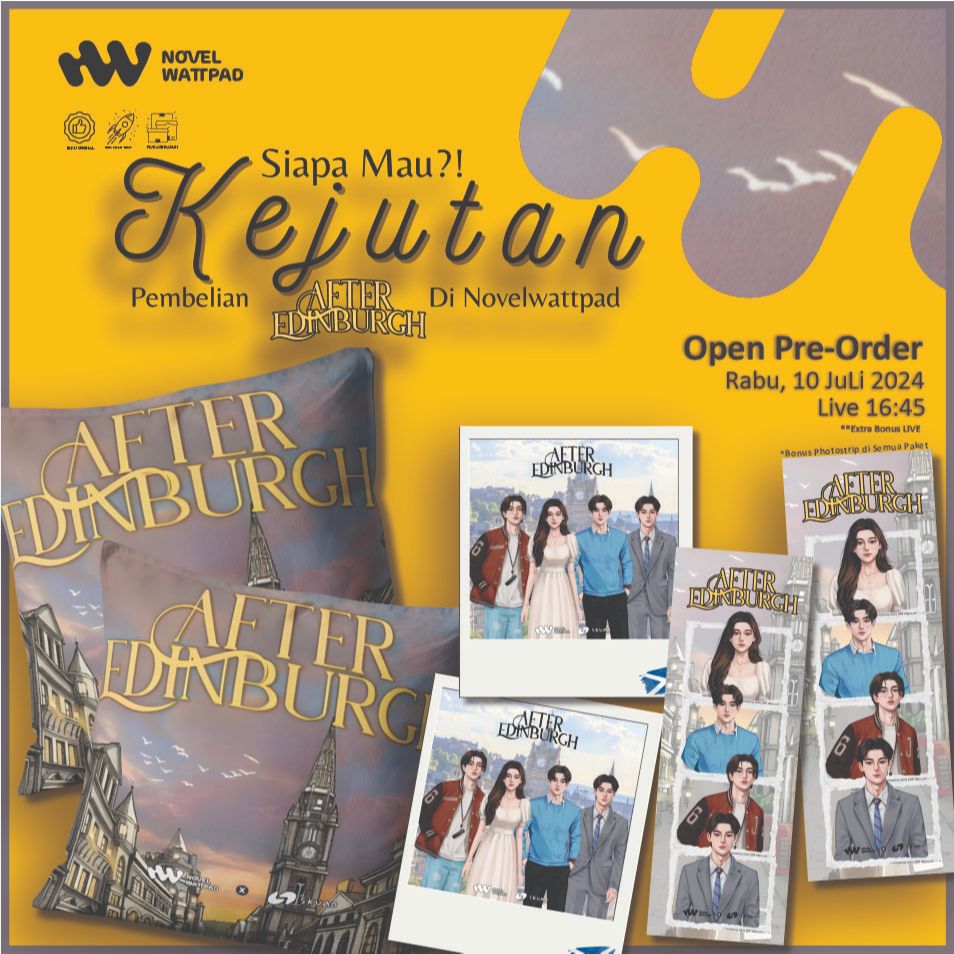 Jual Novel After Edinburgh Penerbit Skuad x Akad Novel wattpad | Shopee ...