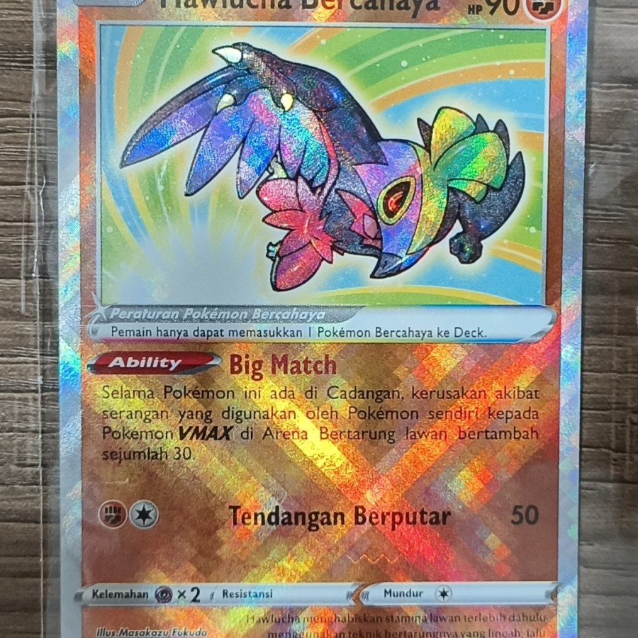Jual Kartu Pokemon Original TCG s9a 043/067 K Hawlucha Bercahaya Shiny Bahasa Indonesia | Shopee ...