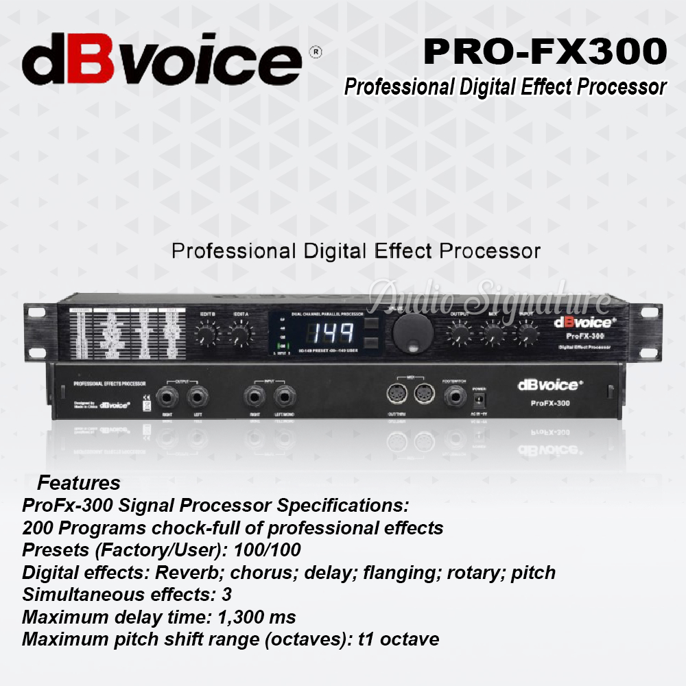 Jual Effect Vocal DB VOICE PRO FX 300 | PRO FX300 Origina | Shopee ...
