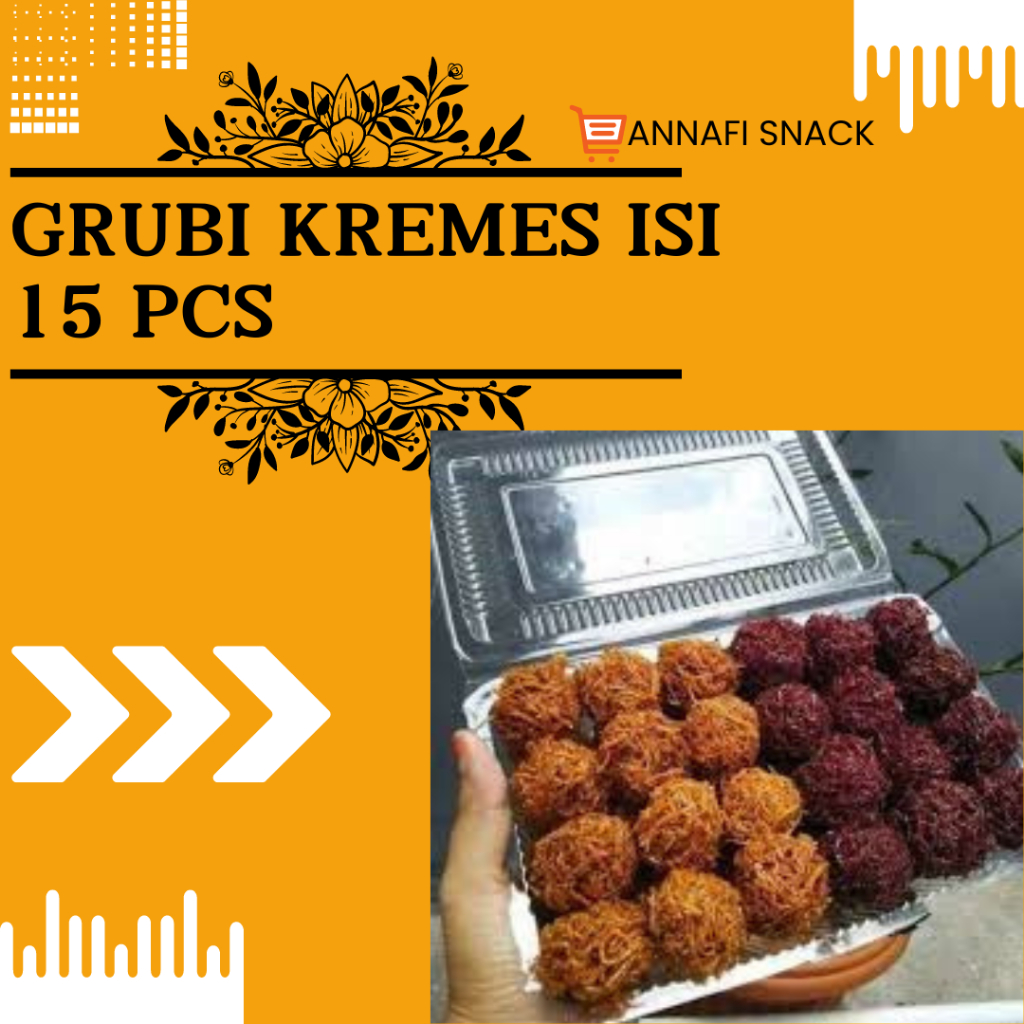 Jual GRUBI KREMES ISI 15 PCS // CEKER AYAM tidak renyah | Shopee Indonesia