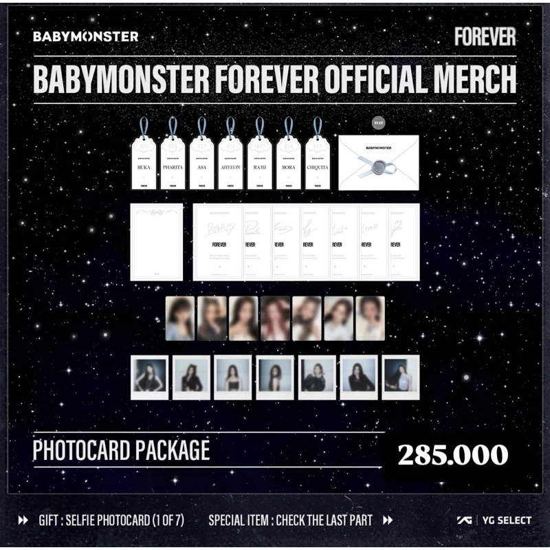 Jual BABYMONSTER FOREVER OFFICIAL MERCHANDISE | Shopee Indonesia