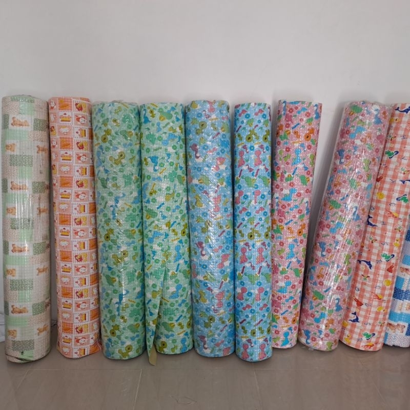 Jual Perlak bayi/perlak bayi motif meteran(HARGA PER ½ MTR) | Shopee ...