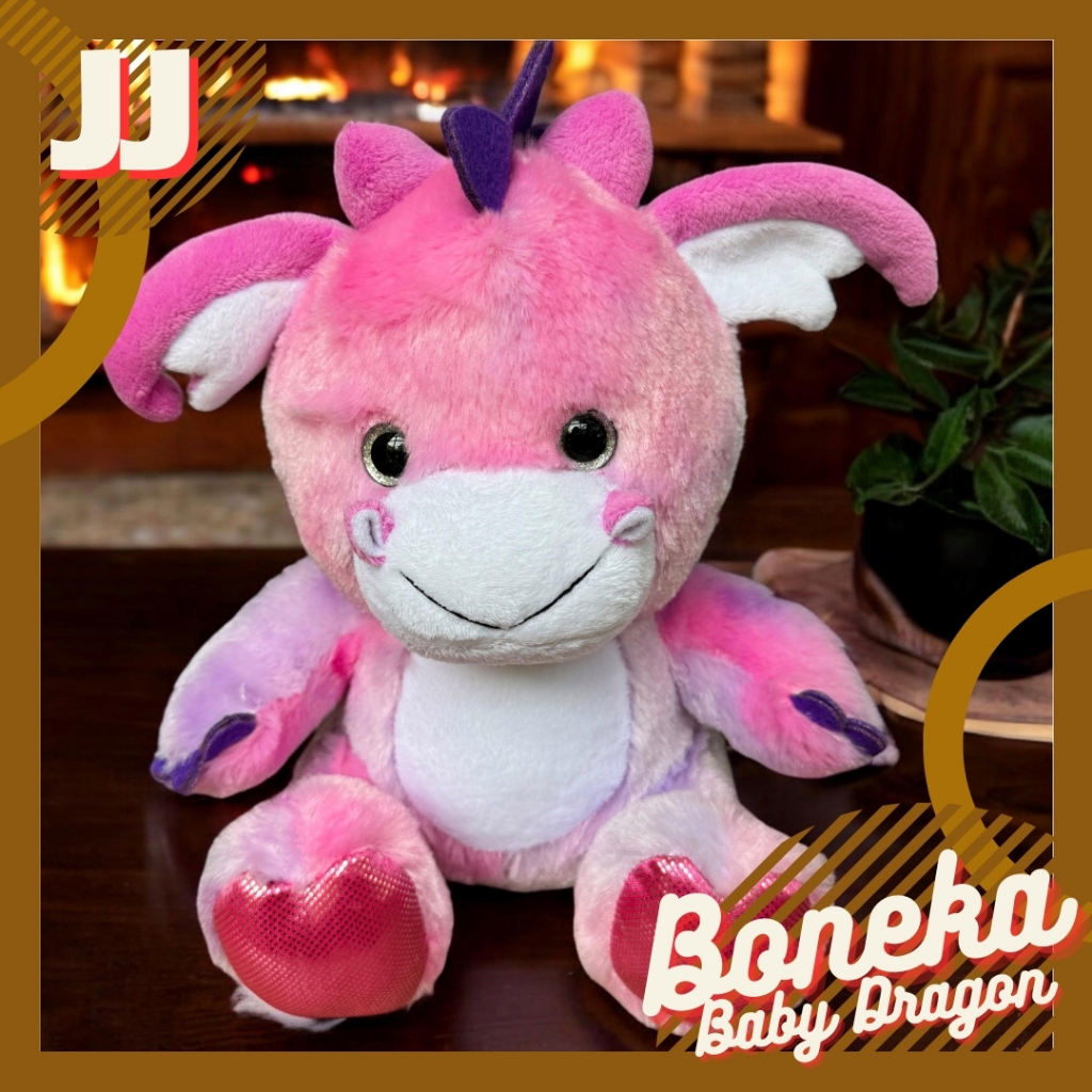 Jual BONEKA CUTE BABY DRAGON RAINBOW BAYI NAGA 30 CM | Shopee Indonesia