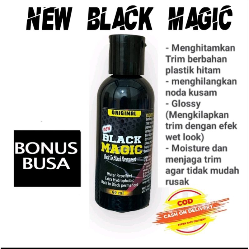 Jual New Black Magic Penghitam Body Trim Motor/penghitam body kasar ...