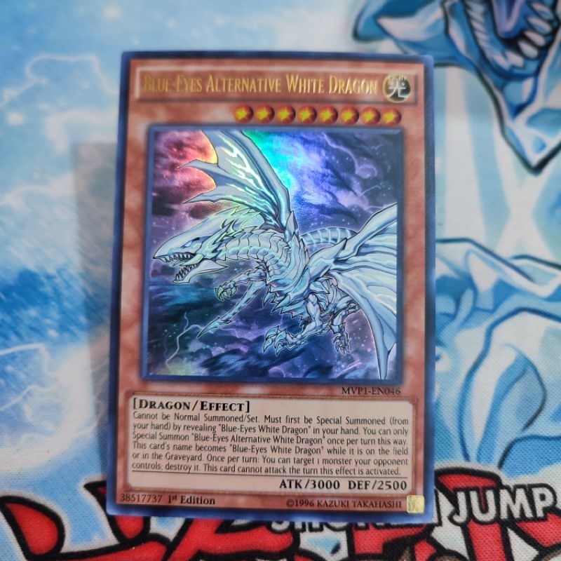Jual yugioh blue eyes alternative dragon MVP1 ultra rare original ...