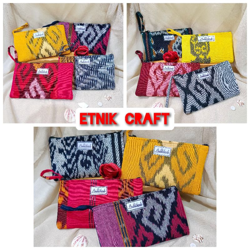 Jual Tenun Dompet TIPIS Pouch Tenun Lombok | Shopee Indonesia