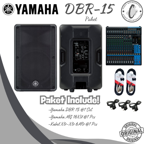 Jual Yamaha DBR15 MG16XU Paket Sound System Speaker Mixer Audio ...