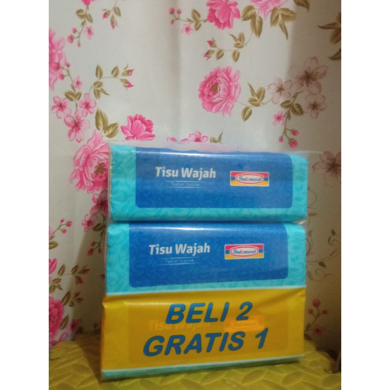 Jual Tisu Indomaret 2 ply 180 sheet (2 gratis 1) facial tissue | Shopee ...