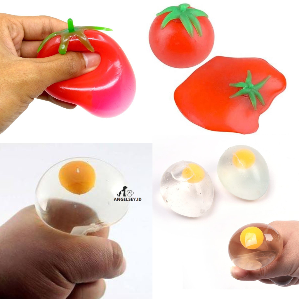 Jual Mainan Anak Splat Toy/Mainan Squishy Bentuk Lucu | Shopee Indonesia