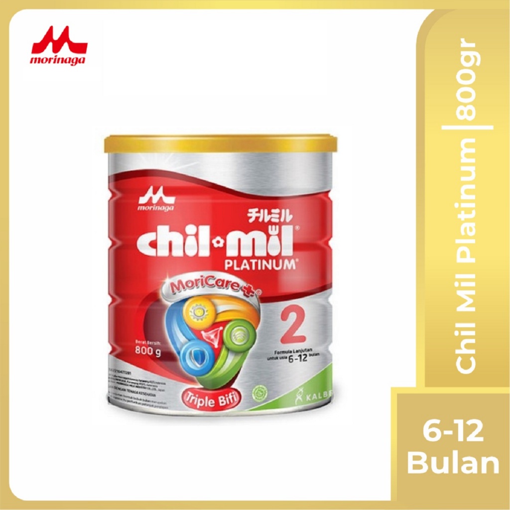Jual Morinaga Chil Mil Platinum 800gr Susu Formula Tahap 2 Usia 6-12 Bulan | Shopee Indonesia