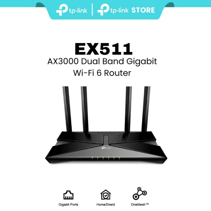 Jual TP LINK EX511 AX300 WIFI 6 ROUTER | Shopee Indonesia