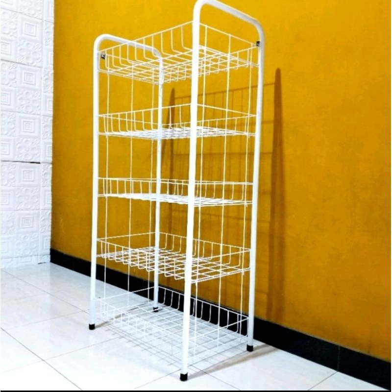 Jual Rak serbaguna Jumbo susun 5 besi Tebal/rak chiki/rak besi/rak toko ...