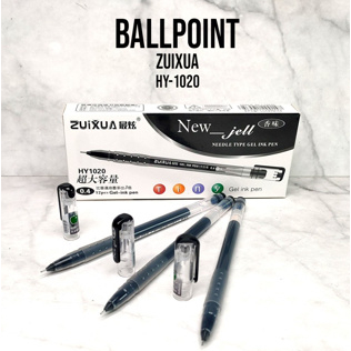 Jual ( 12 Pcs ) ZUIXUA - Bolpen Pulpen Pen Gel HY-1020 New Jel Apel ...