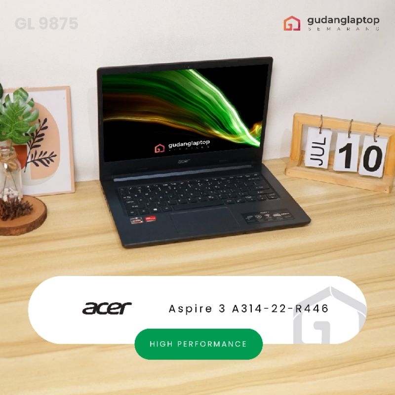 Jual ACER Aspire 3 A314 - 22 - R446 AMD Ryzen 3-3250U 4/256 14 inch HD | GL9875 | Shopee Indonesia